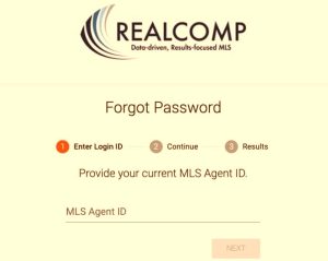 Reset Password - RealcompOnline